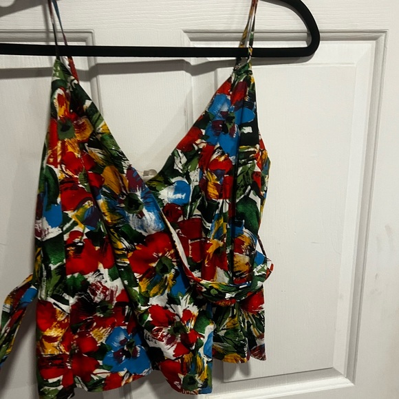 Lush | Tops | Floral Wrap Top | Poshmark